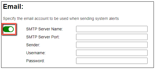 How to set up your SMTP details within the web application for email ...